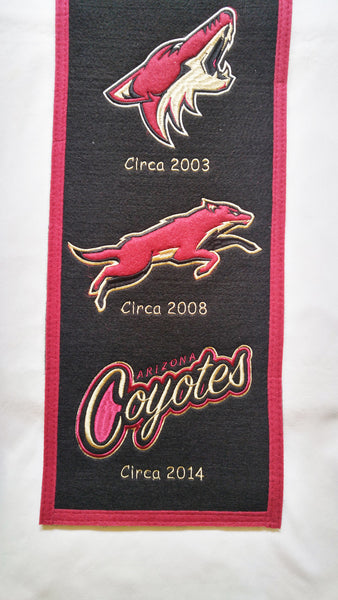 Arizona Coyotes 8"x32" Wool Heritage Banner – Engine30Sports