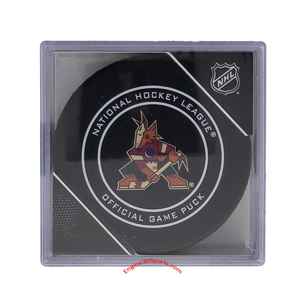 Arizona Coyotes Alt Logo Official Game Puck In Display Holder ...